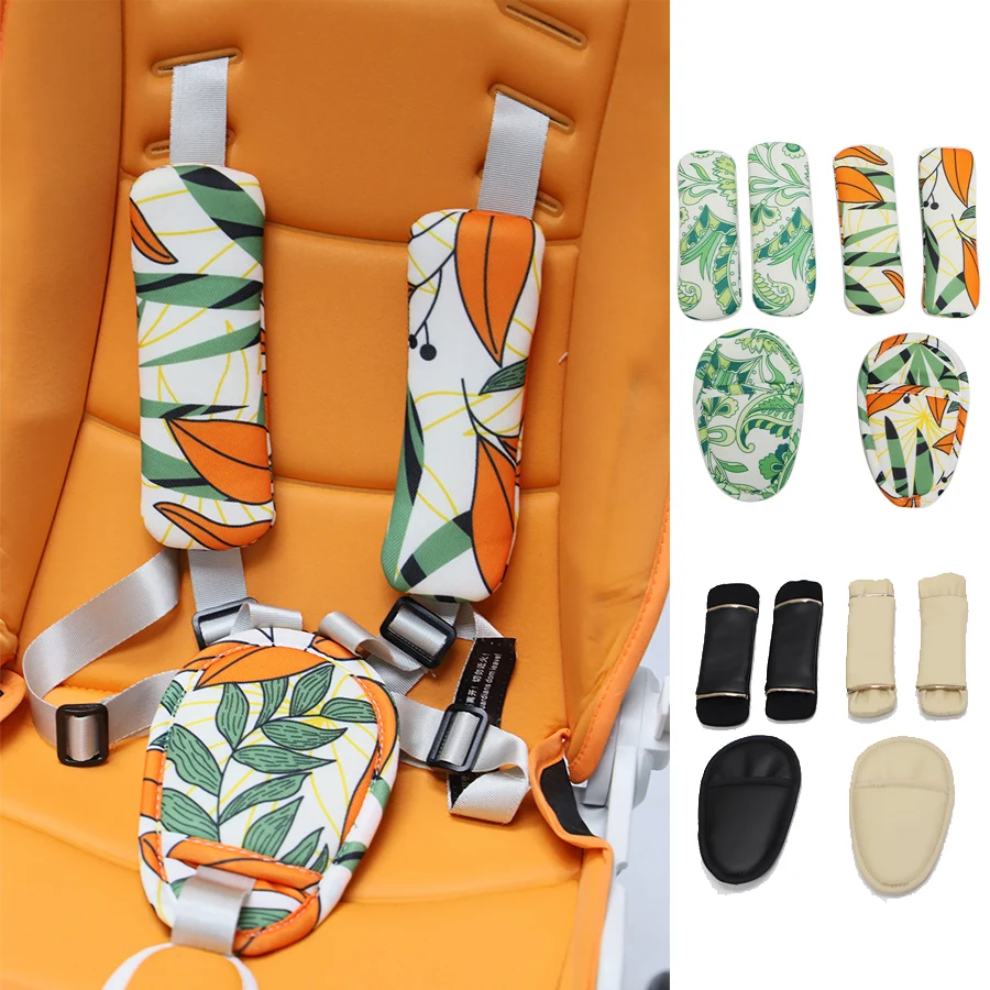 3-PIECE-car-seat-with-shoulder-pad-set-baby-carriage-accessories ...