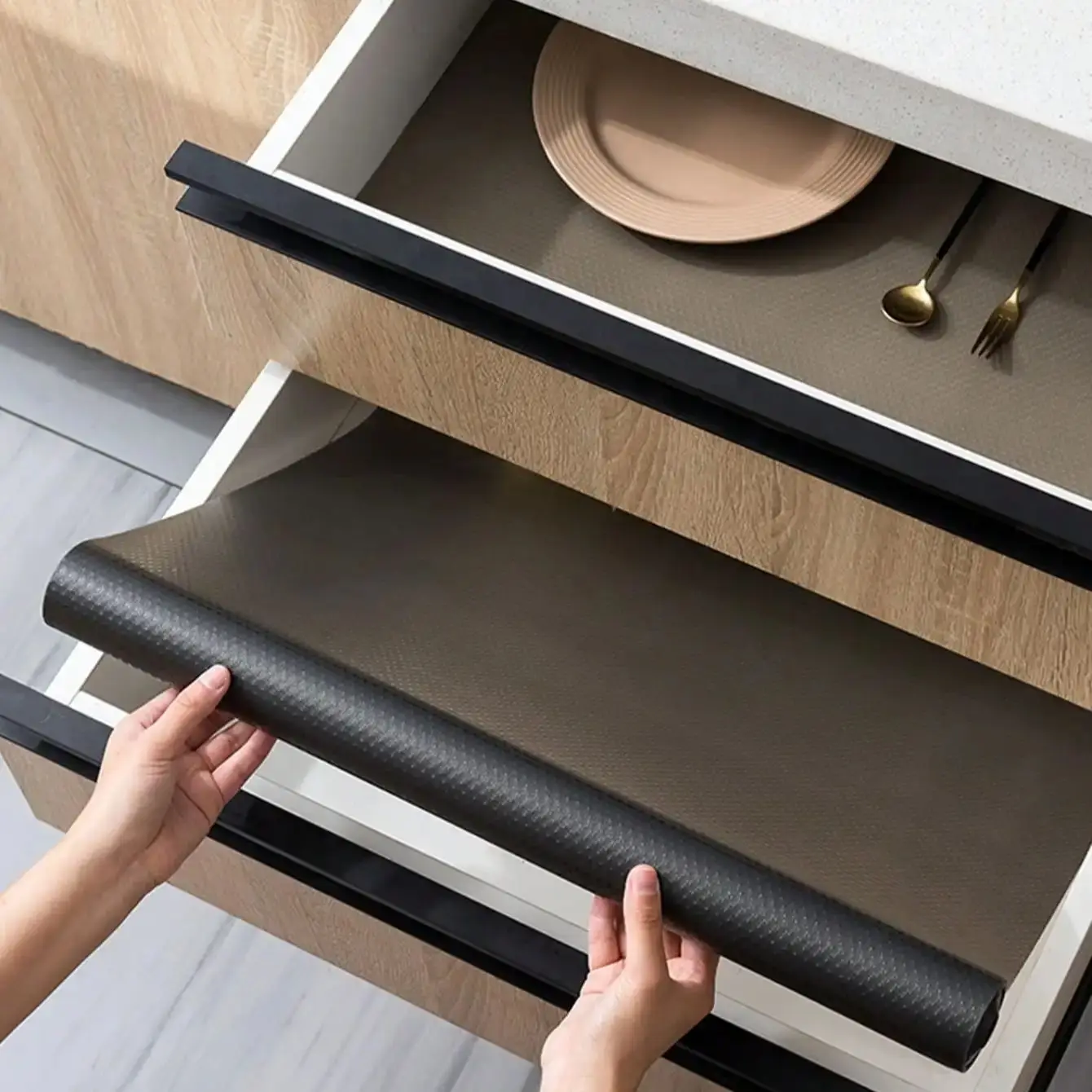 Kitchen-Cuttable-Drawer-Pad-Paper-Cabinet-Waterproof-Moisture-proof ...