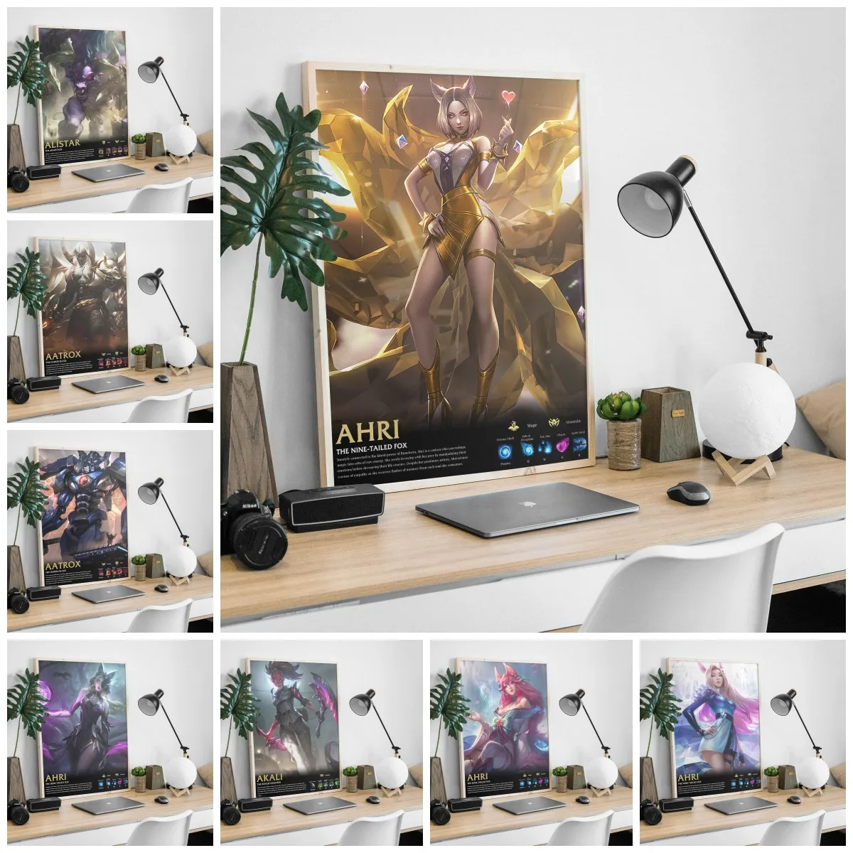 Popular Game League of Legends Cartaz para Quarto de Crianças, Pintura ...