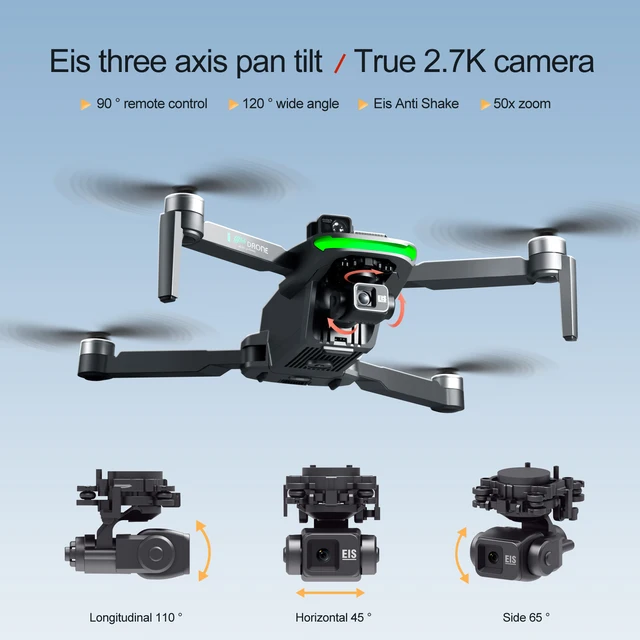 S155 Pro GPS Drone 8K HD Camera Aerial Photography FPV 3-Axis Anti ...