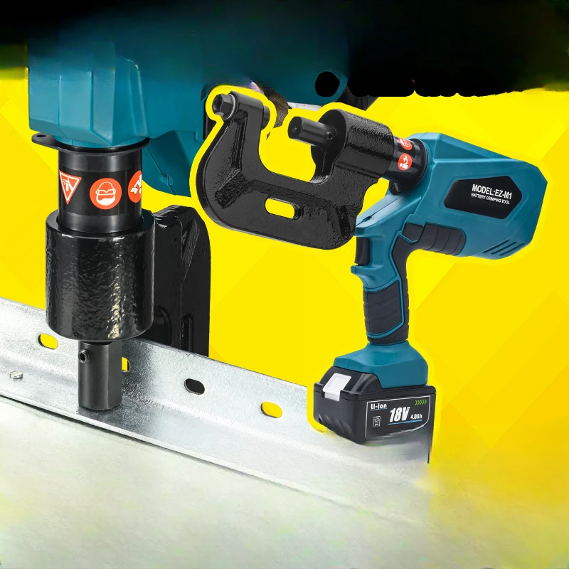 Electric-hydraulic-duct-riveting-machine-lithium-electric-flange-angle ...