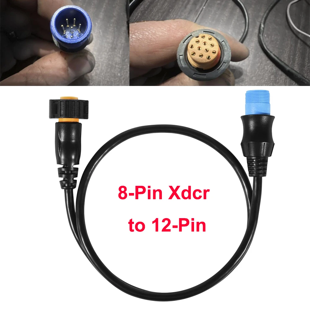 010-12122-10 8-Pin Xdcr to 12-Pin Sounder Adapter XID for Connecting 8 ...