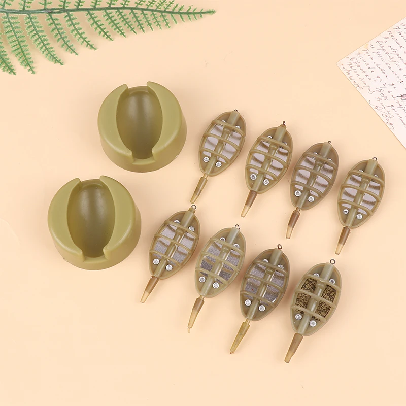 1Pc Premium Inline Method Feeders Set With Quick Release Mould Portable ...