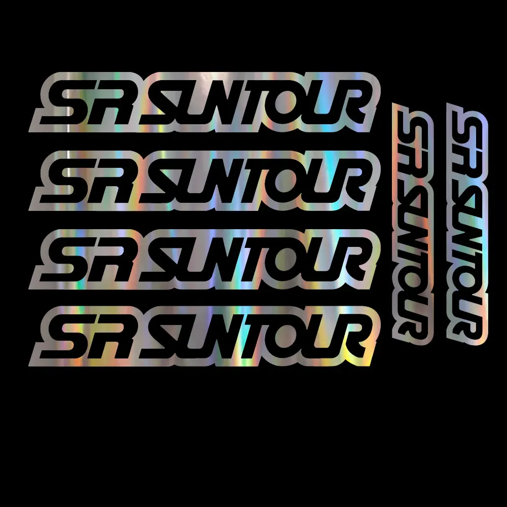 6pcs for SR SUNTOUR suspensiom fork stickers replacement decals