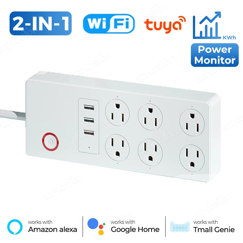 Tuya-US-Power-Strip-USB-Ports-Extension-Cable-Wifi-Smart-Plug-with ...