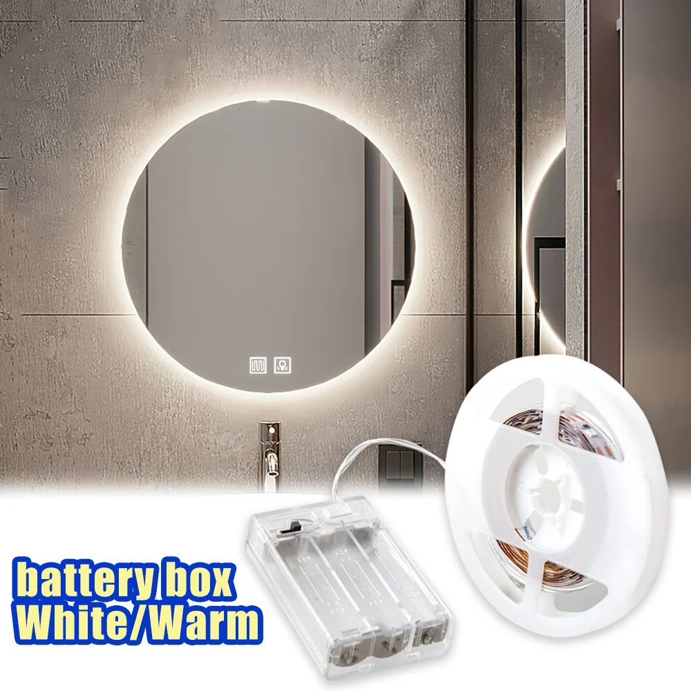 Battery box powered LED light strip (without battery), lightweight and ...