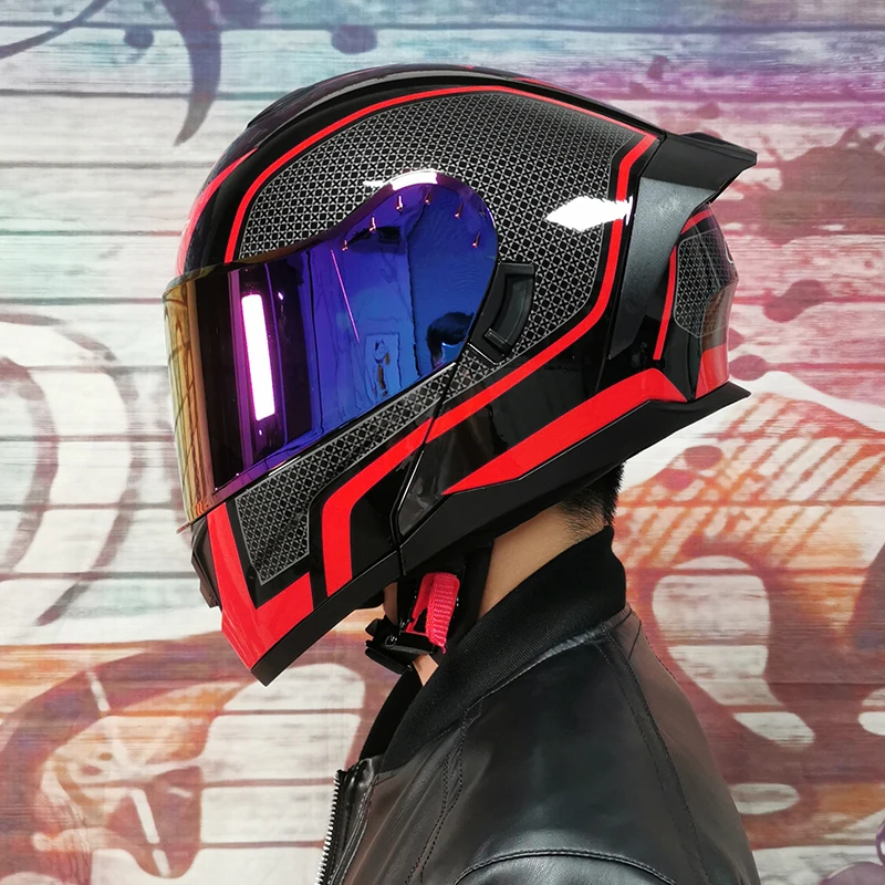 LVS-900-Latest-DOT-Approved-Safety-Modular-Flip-Motorcycle-Helmet ...