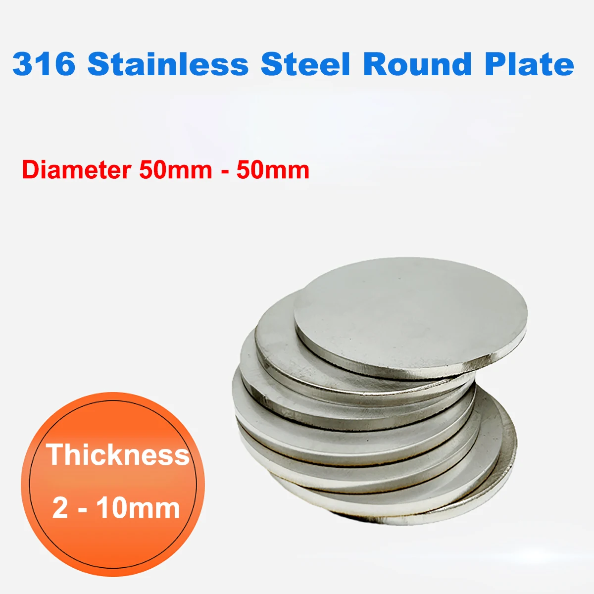 Dia-50mm-350mm-316-Stainless-Steel-Round-Plate-Circular-Sheet-316L-Disc ...