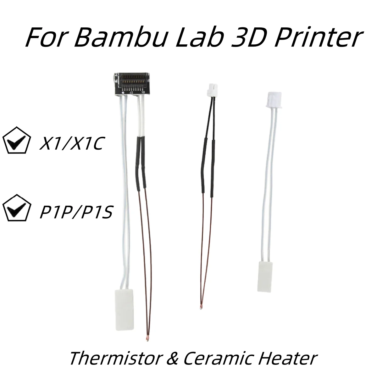 24v-65w-Heating-Tube-For-Bambu-Lab-P1P-Thermistor-P1S-Ceramic-Cartridge ...
