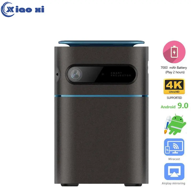 Smart-Projector-Android-9-0-Wifi-1080P-4K-Mini-Projector-DLP-Full-HD ...
