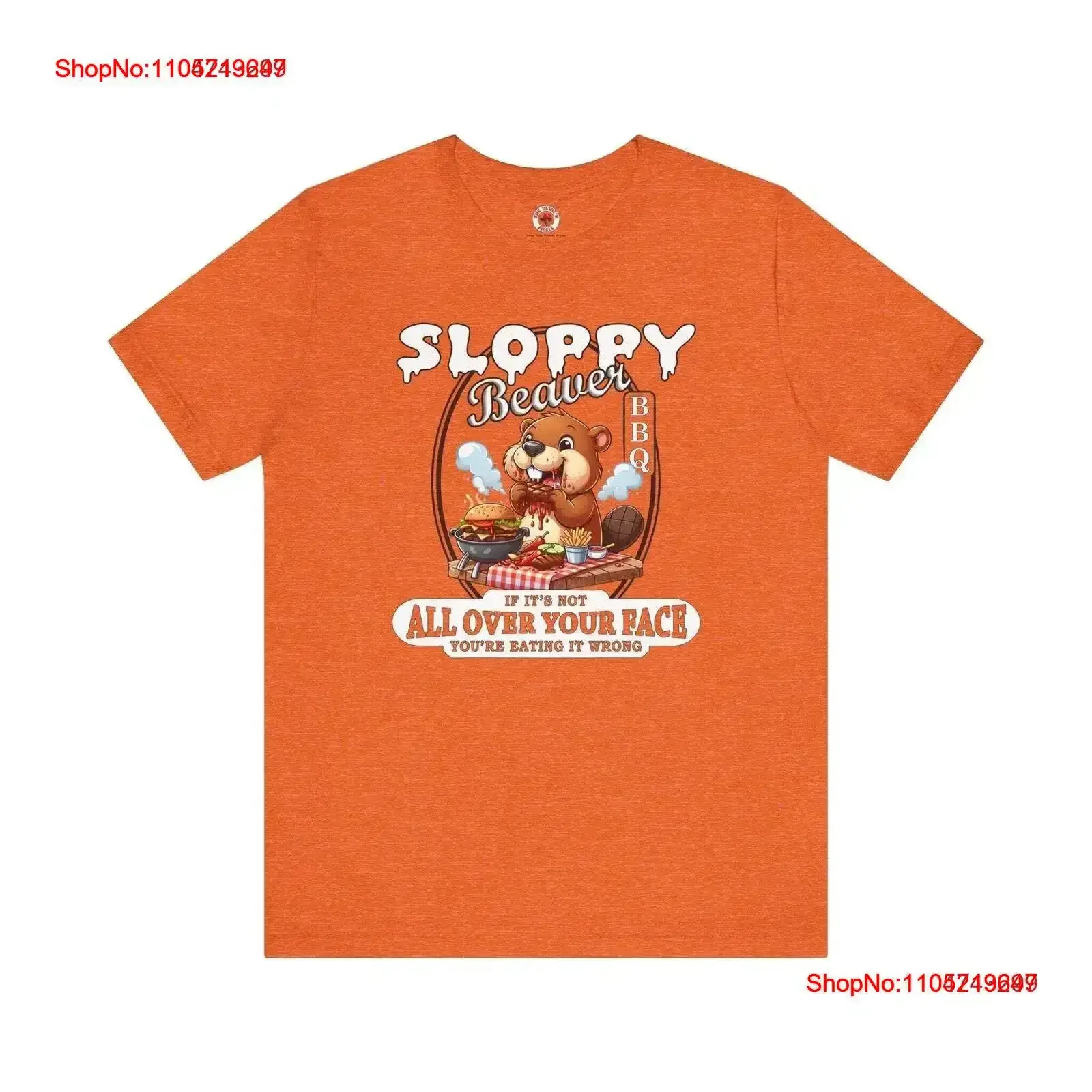 Sloppy Beaver BBQ T Shirt vintage Washed Stretched designer clothes ...