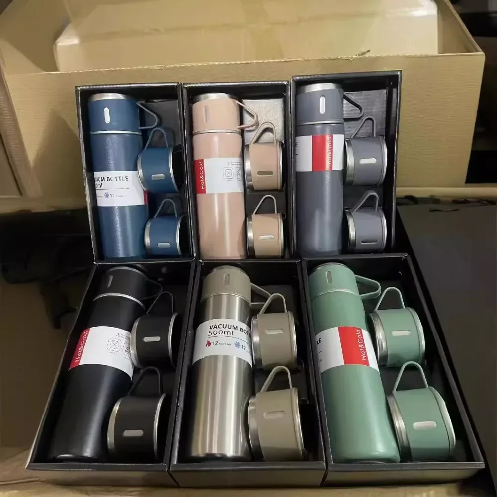 One-Cup-three-lidded-Thermos-Cup-Gift-Box-set-304-stainless-steel ...