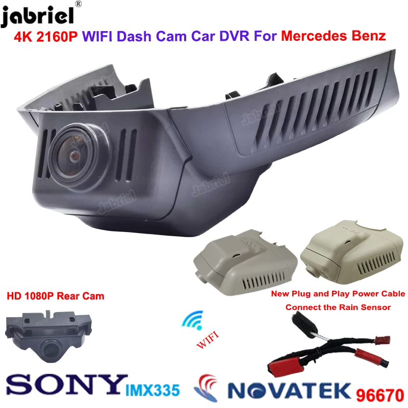 2K-4K-2160P-Wifi-Car-Dvr-Dash-Cam-Rear-Camera-for-Mercedes-Benz-C-Class ...