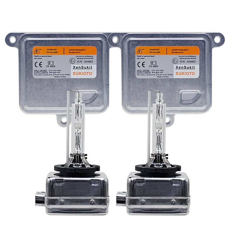 SUKIOTO 클래식 크세논 헤드 라이트 키트, 24V, D1S, HID 제논 헤드 라이트 키트, 35W, D1S HID 전자 ...