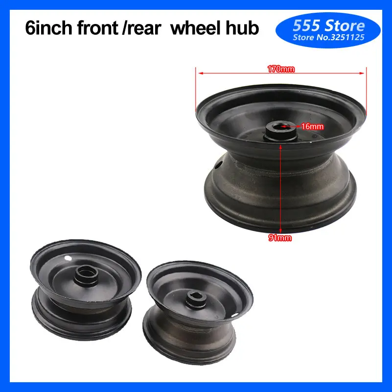 6-inch-Front-rear-rims-for-50cc-70cc-90cc-110cc-ATV-Go-Kart-Buggy-Razor ...