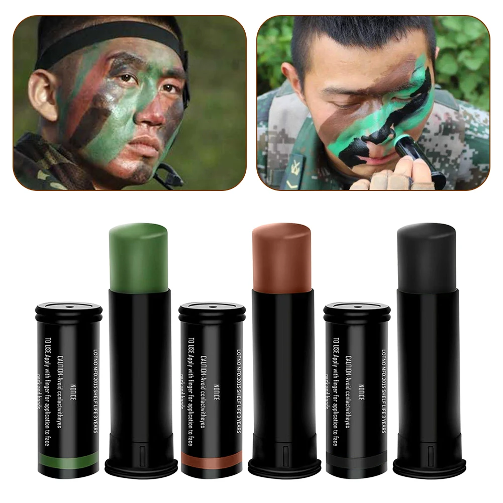3Pcs Outdoor Military Woodland Camouflage Cream Body Face Disguised ...