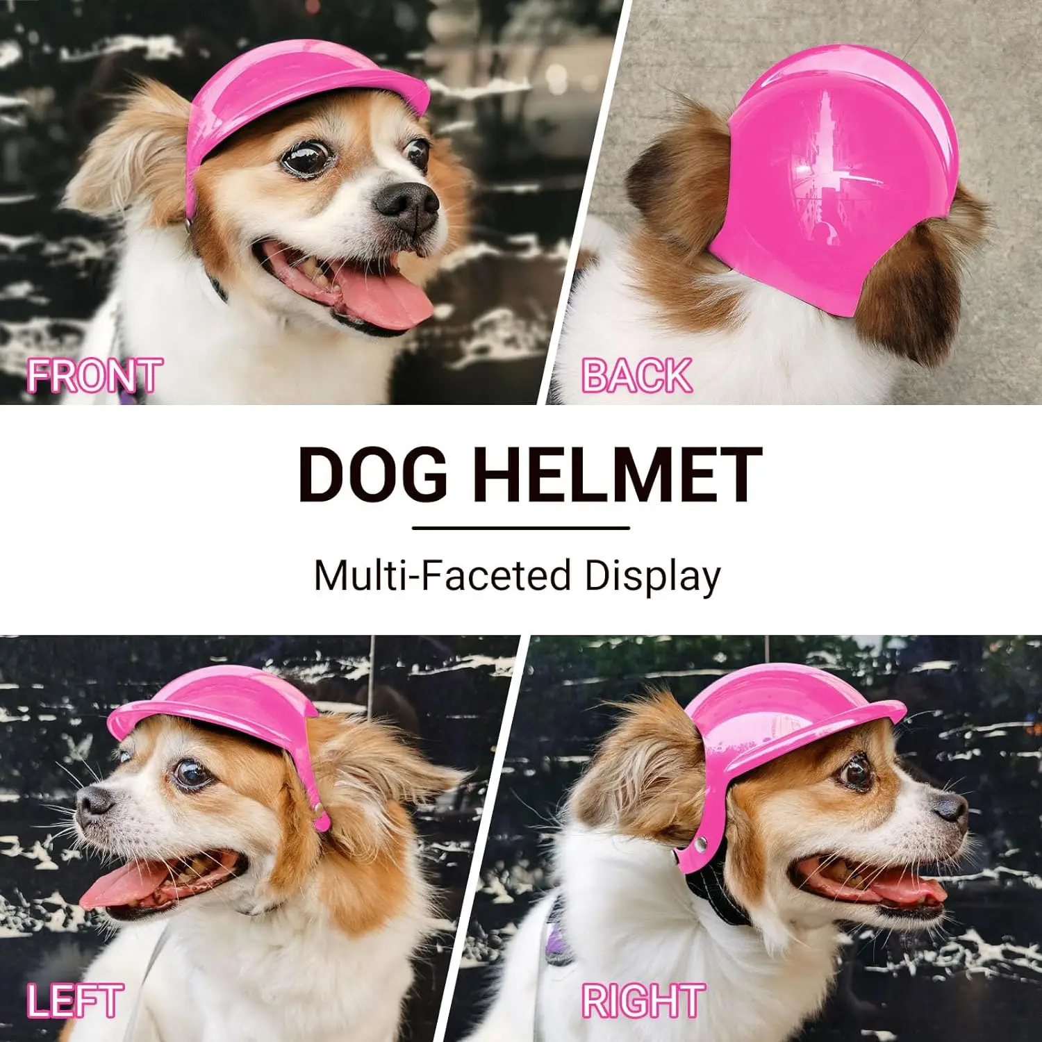 Dog-Helmet-for-Small-to-medium-Breed-Hard-Dog-Hat-with-Ear-Holes-Dog ...