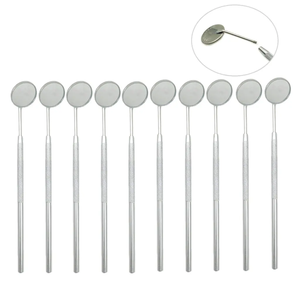 10pcs-Dental-Mirrors-Stainless-steel-Surgical-Instruments-dental-mirror ...