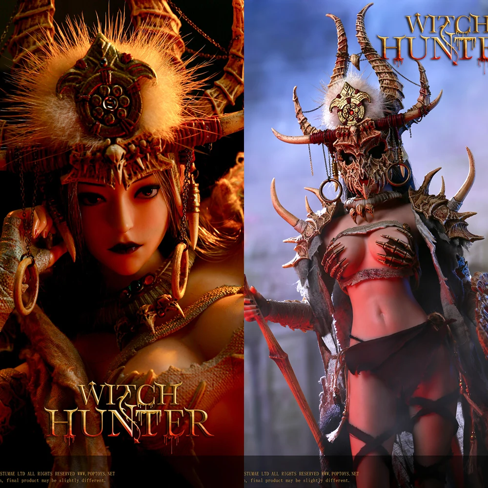 In Stock WH001 WH002 WH003 1/6 Witch and Demon Hunter Blood Shaman Afar Action Figure For Fans ...