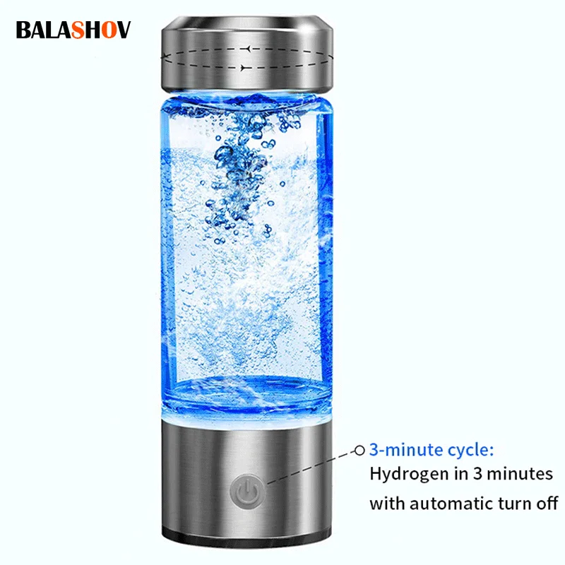 Générateur d'eau hydrogène portable, fabricant alcalin, bouteille ioniseur d'eau aste, super ...