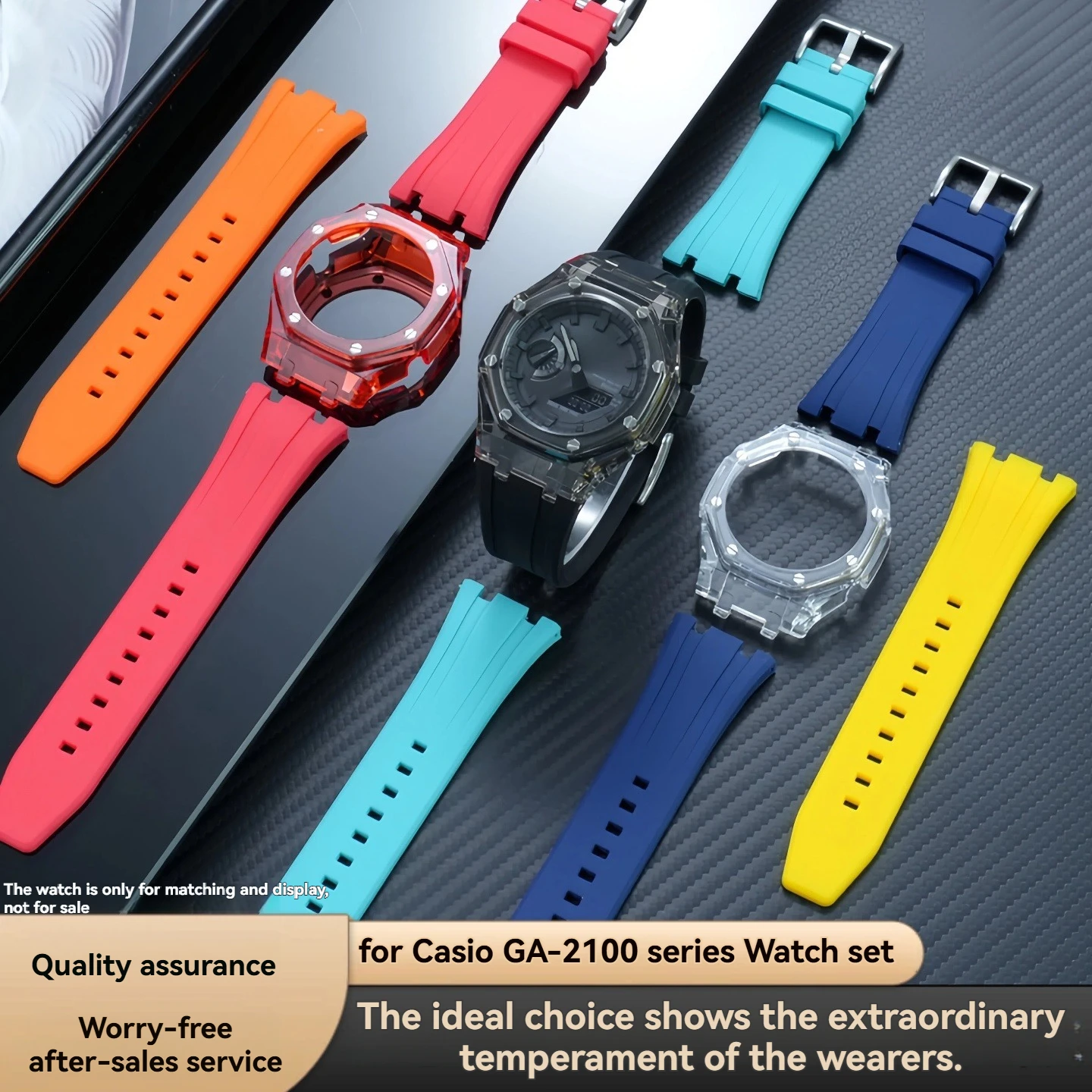 for Casio GA2100 GA-B2100 Transparent Bezel Frame Mod Kit - Durable ...
