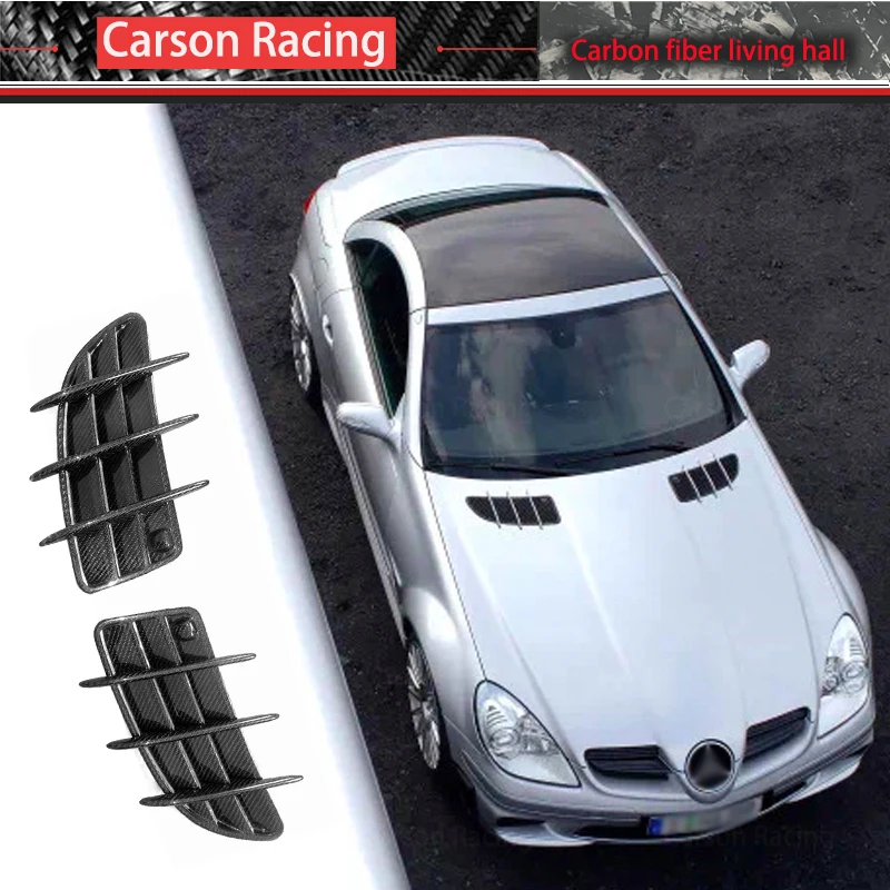 For-Benz-R171-SLK-Class-SLK55-SLK350-05-10-Real-Carbon-Fiber-Front ...