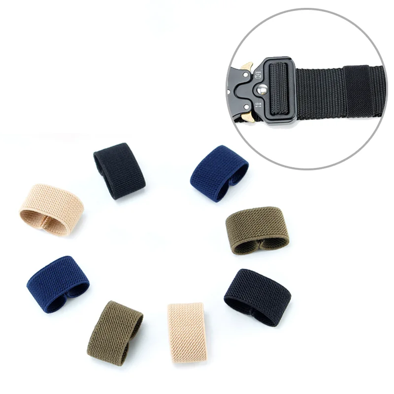 5 Pcs/Lot Belt Keepers Tactical Elastic Web Belt Loop Belt Keeper for 1.5inch Wide Belt Elastic ...