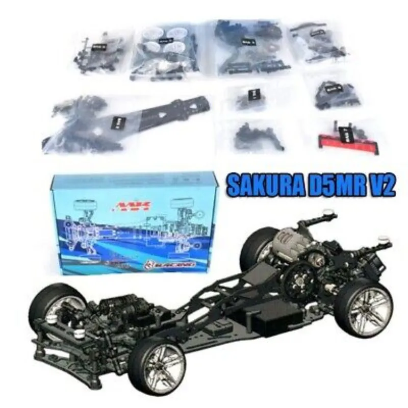 3RACING Sakura D5S MR V2 KIT 1/10 Rear Drive Racing Drift Car Frame RC Model| | - AliExpress