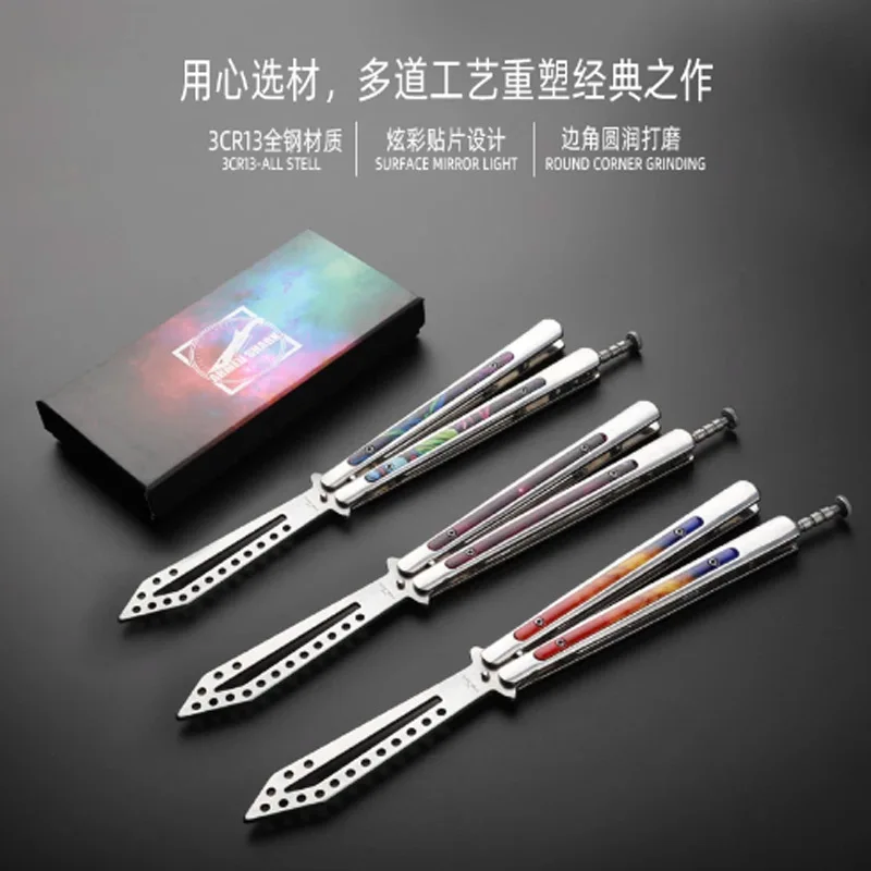 Steel Self-defense Balisong | Steel Training Knife | Steel Lure ...