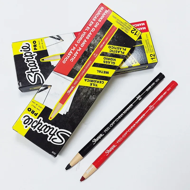 12pcs-Sharpie-PEEL-OFF-Color-Pencils-Marker-China-Marker-Paper-Roll ...