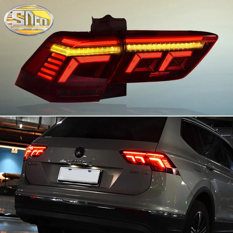 Car LED Tail Light For Volkswagen Tiguan 2017-2021 LED Rear Running ...