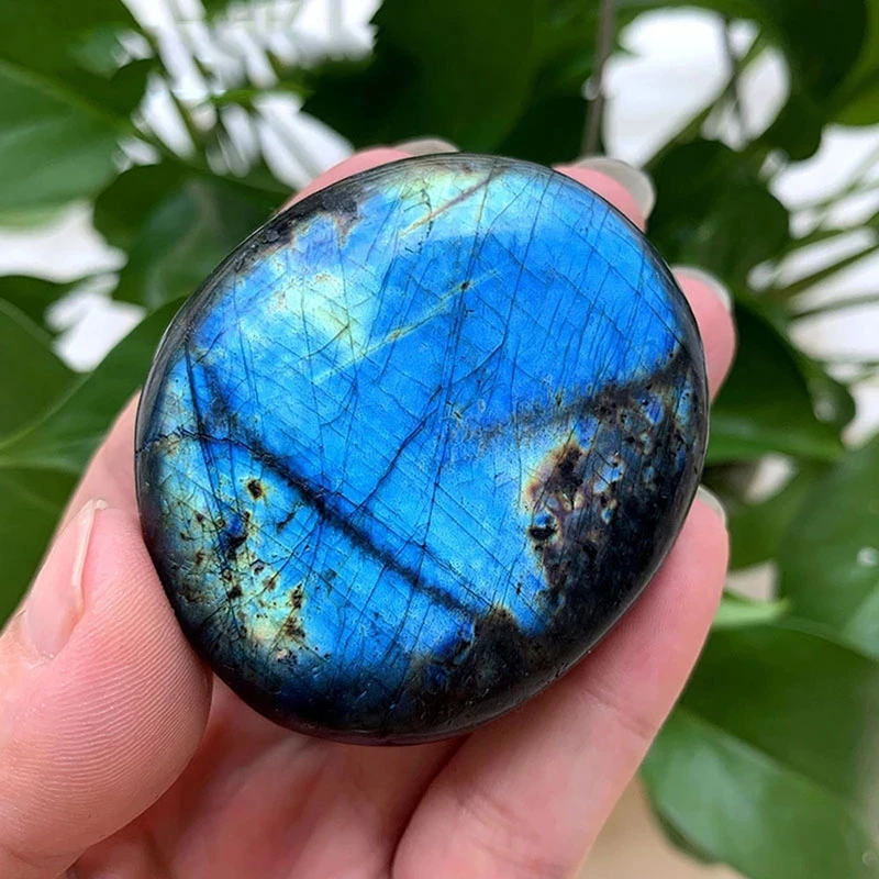 Natural-Blue-Color-Labradorite-Stone-Original-Moonstone-Crystal ...