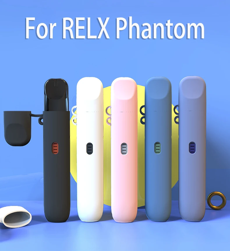 Case For Relx Phantom Device Pod Soft Silicone Protective Shell Skin ...