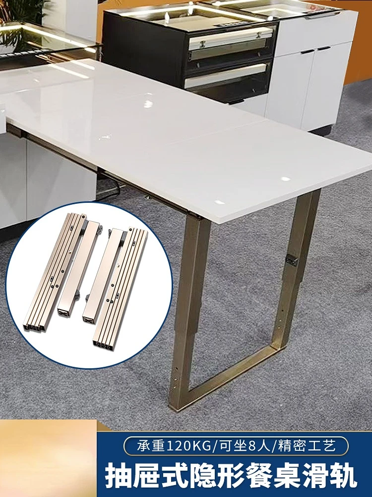 Laci-Tersembunyi-Meja-Samping-Dapur-Rel-Geser-Multi-bagian-Rel-Meja ...