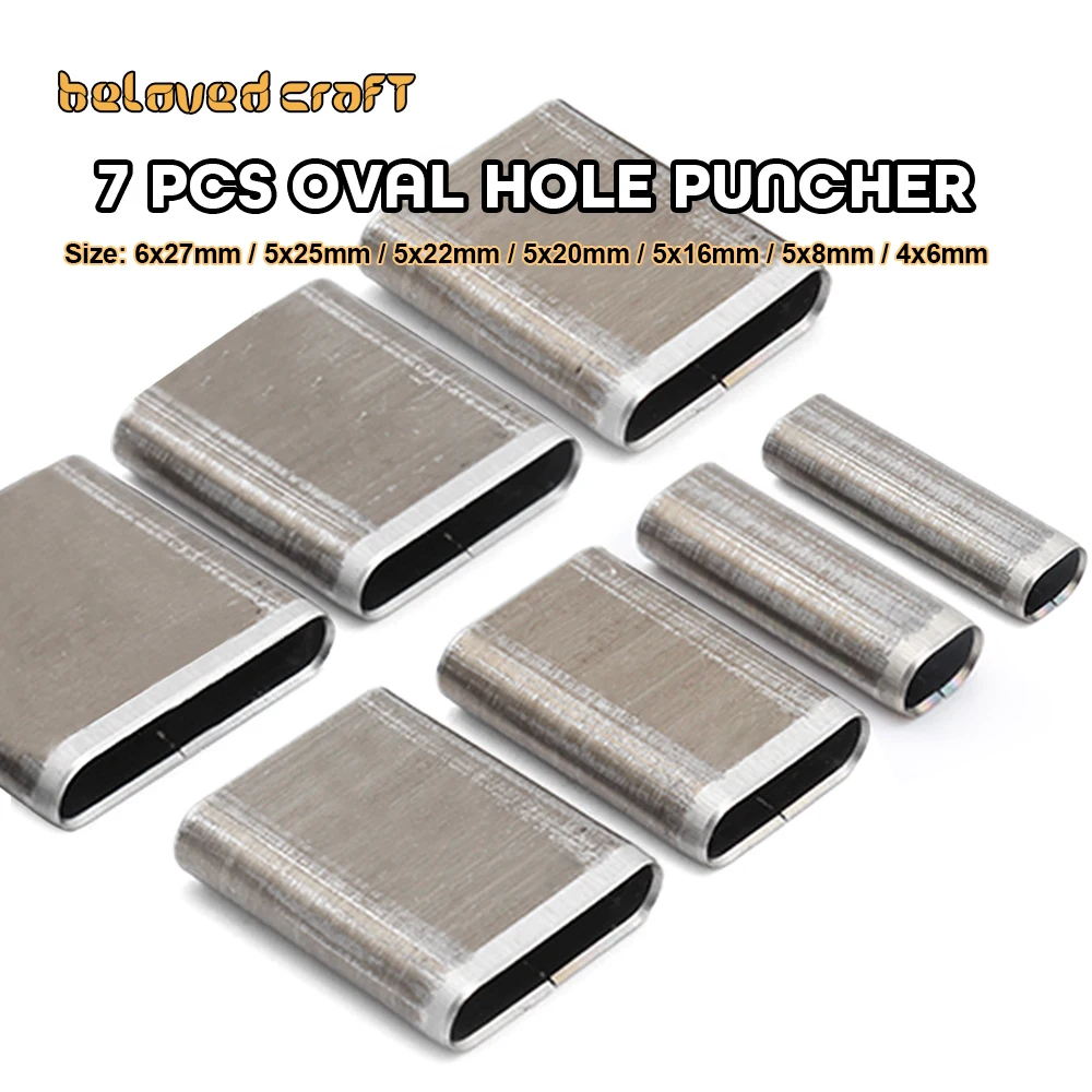 7Pcs-Sharp-Oblong-Leather-Punch-Set-for-Belt-Hole-Puncher-Oval-Hole ...