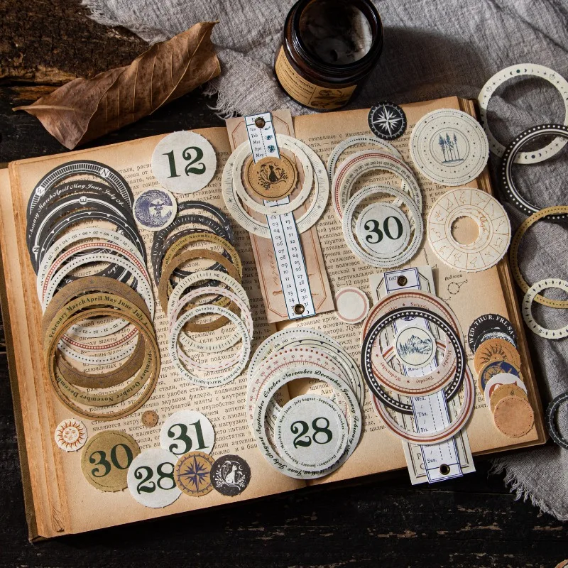 30sheets-Circular-Hollow-Border-Stickers-for-Card-Making-Supplies ...