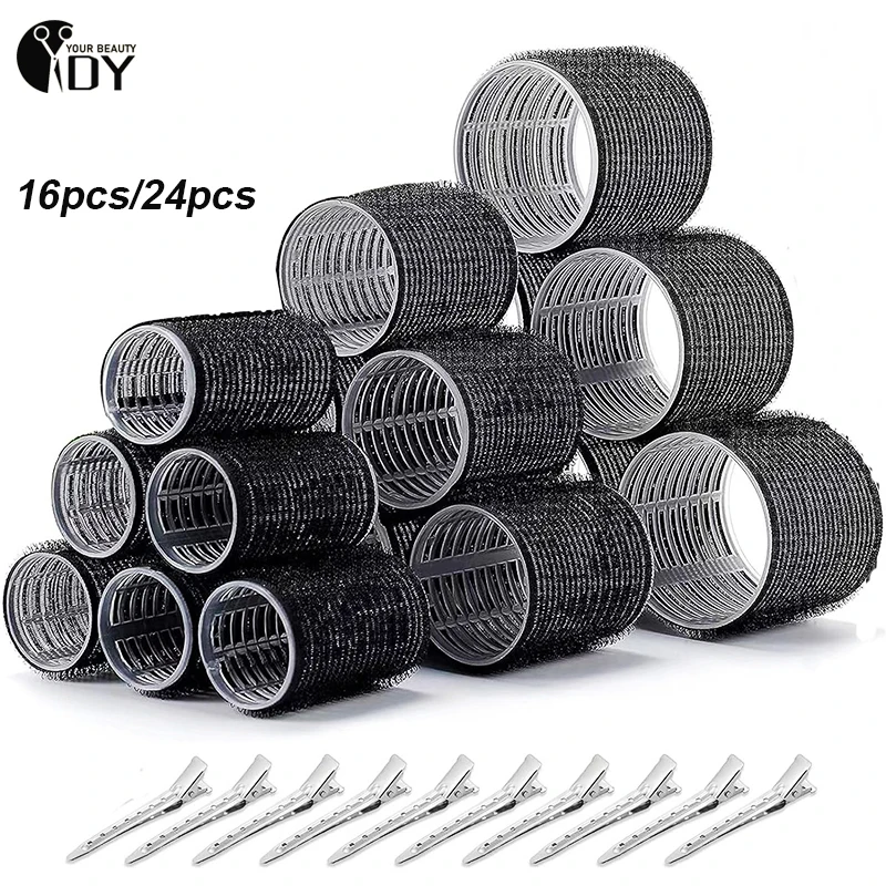 Auto-adesivo-Magic-Curler-Hair-Roller-No-Heat-Bangs-Hook-and-Loop ...