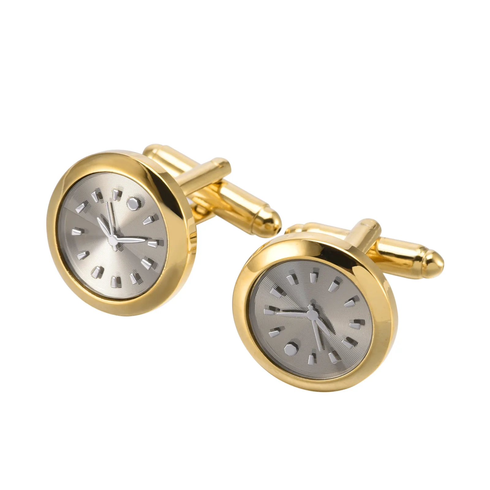Men-s-Watch-Cufflinks-Fashion-Business-Banquet-New-French-Buttons-Gold ...