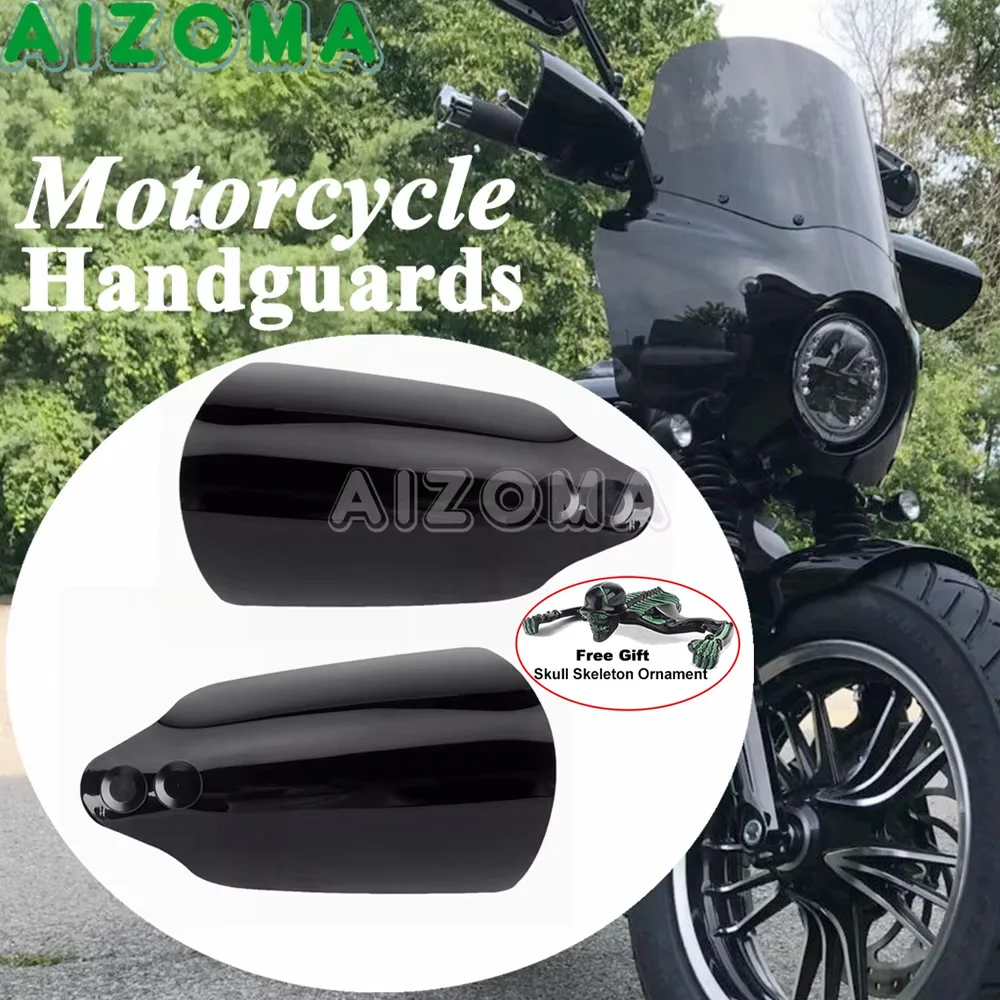 1Pair Motorcycle Hand Wind Deflctor Cover Club Style Handgaurds For ...