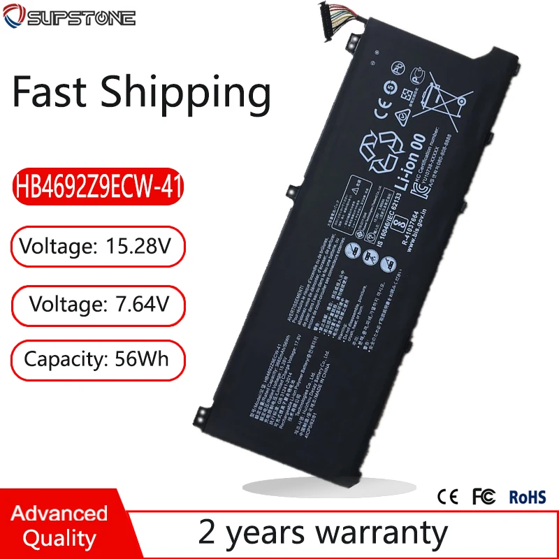 HB4692Z9ECW 41 Laptop batarya Huawei MateBook için D14 53010TVS ...
