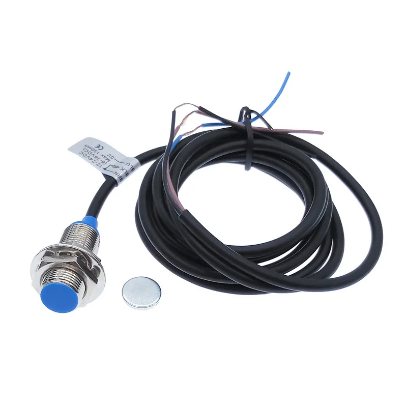 NJK-5002C 5002A 5002B 5002D Hall Sensor Proximity Switch M12 NPN DC 3-Wires Normally Open 200mA ...