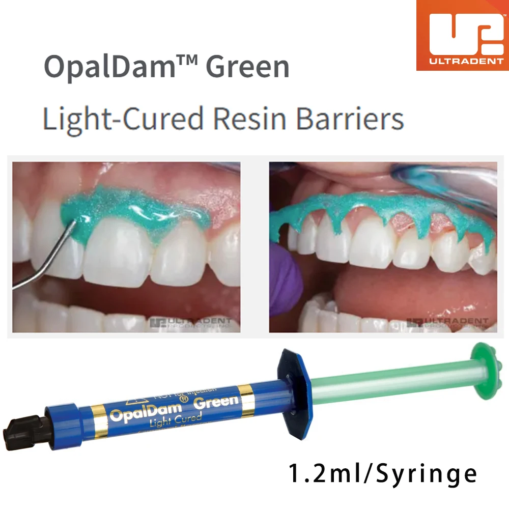 Ultradent Opaldam Grean เขื่อนทันตกรรม Light Cured เรซินอุปสรรค ...