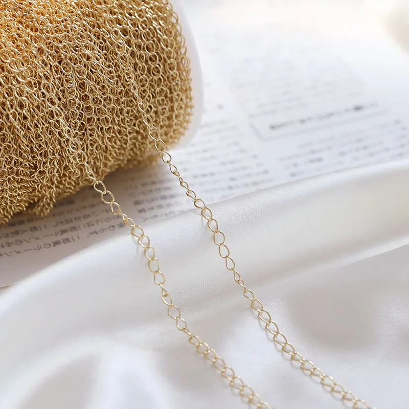 2M-Lot-Brass-14K-Gold-Plated-Extension-Cord-Tail-Chain-Bulk-Extender ...