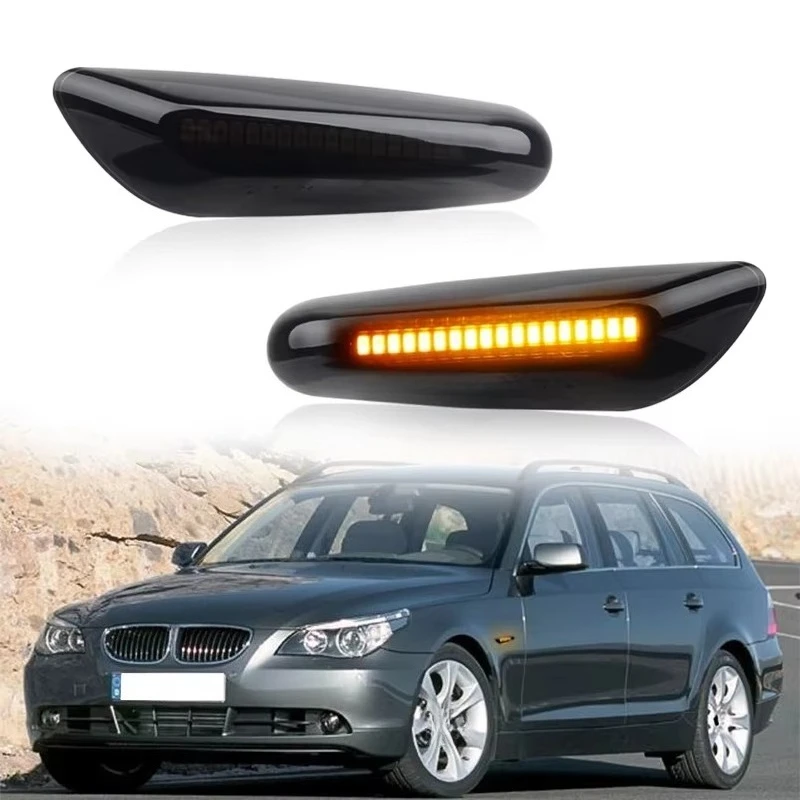 For BMW E60 E61 E90 E91 E92 E93 E81 E82 E88 E46 X3 X1 LED Dynamic Turn ...