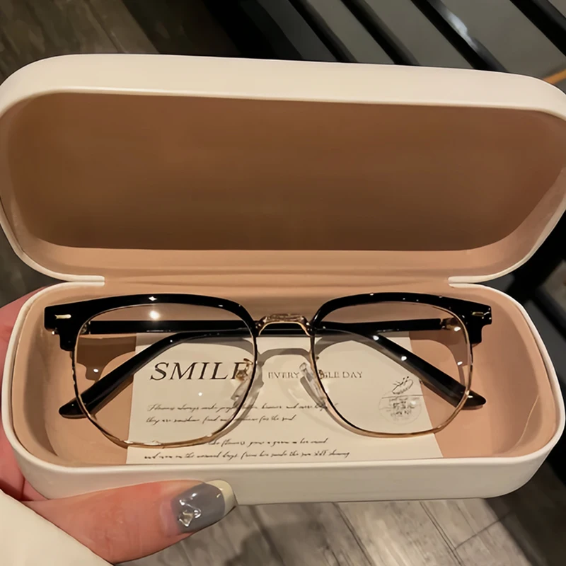 Anti-Blue-Light-Glasses-Large-Square-Frame-Glasses-Retro-Men-Women ...