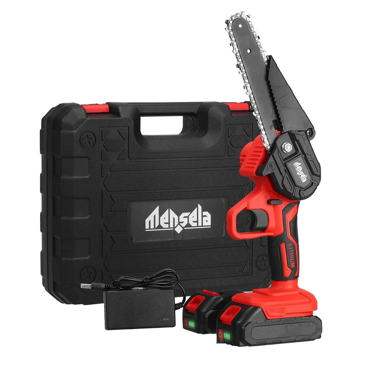 Mini motosserra portátil a bateria