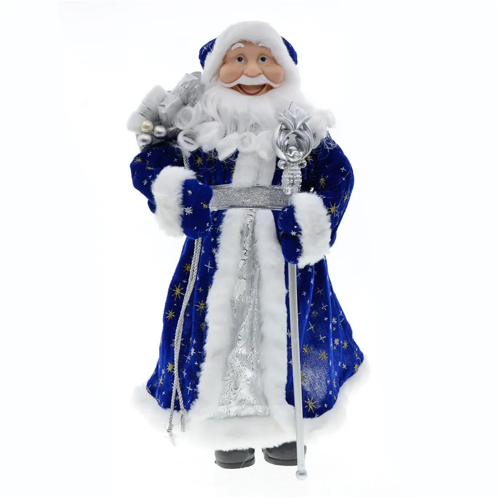 Big-blue-Standing-Santa-Claus-Dolls-Xmas-Pendants-2024-Merry-Christmas ...