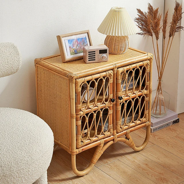 Small Wicker Storage Drawers