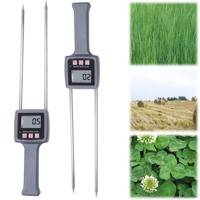 Forage Grass Moisture Meter TK100H Hay Moisture Meter - 10.82 Inch ...