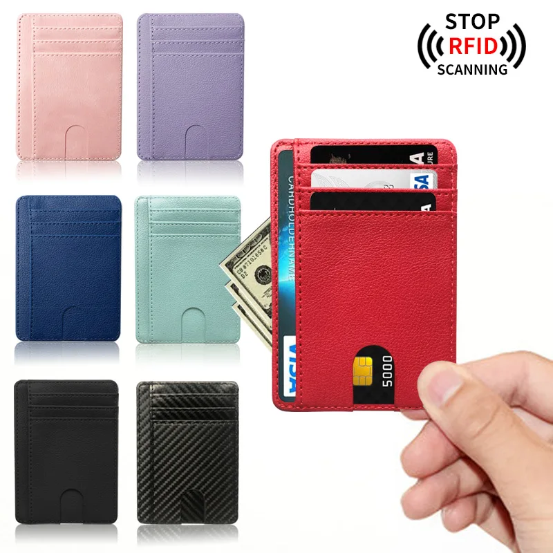 Men-s-and-Women-s-Credit-Card-Holder-Leather-Wallet-Multifunctional ...
